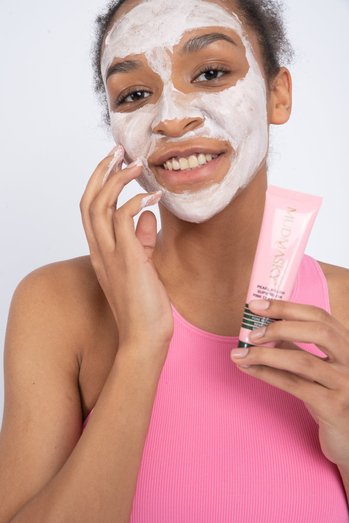 There are Pink Clay Masks and there is the Pearl Polish Superglow Pink ...